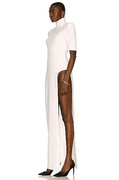 chinese dress ladies Emerson Puff Sleeve White Mini Dress • American Threads Women's Clothes White / L main image 0