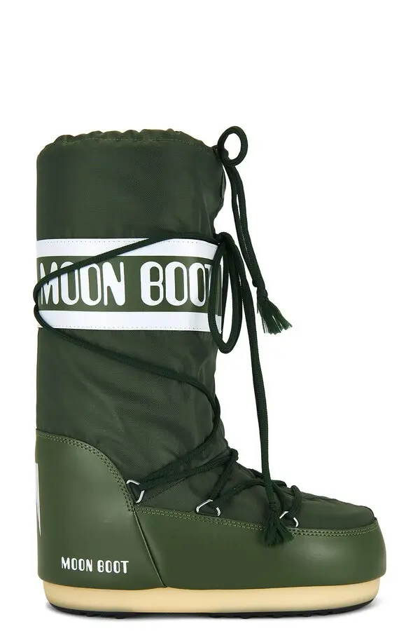 Moon Boot Icon Nylon Boot - Forest Green