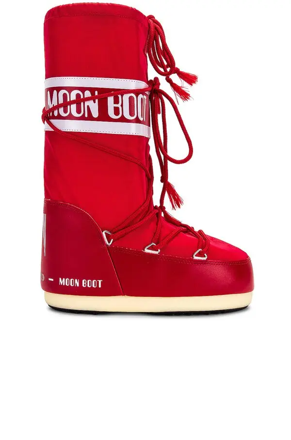 Moon Boot Nylon Classic Boot - Red
