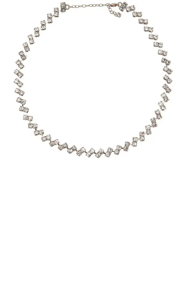 JENNIFER BEHR Minna Necklace In Metallic Silver