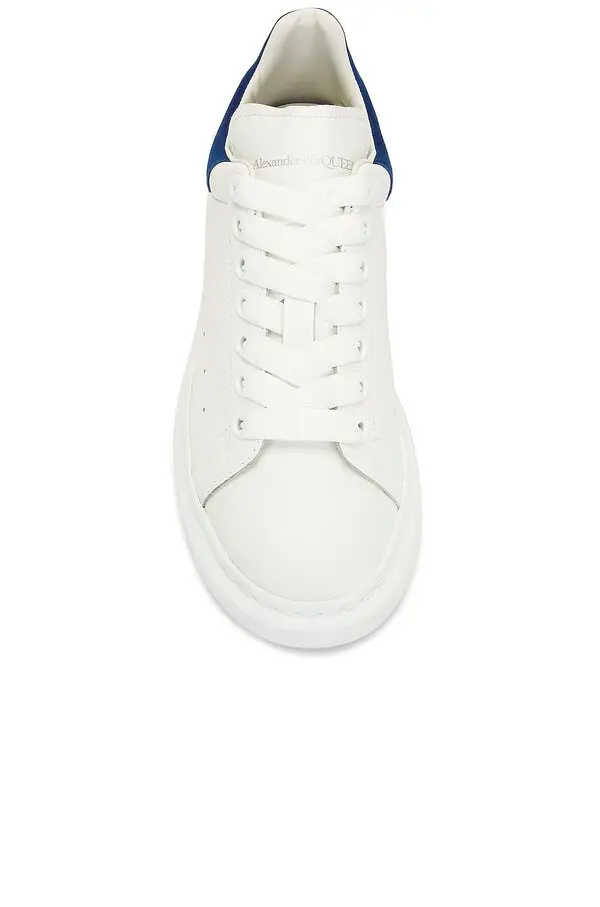 Alexander McQueen Oversized Sneaker - White & Paris Blue
