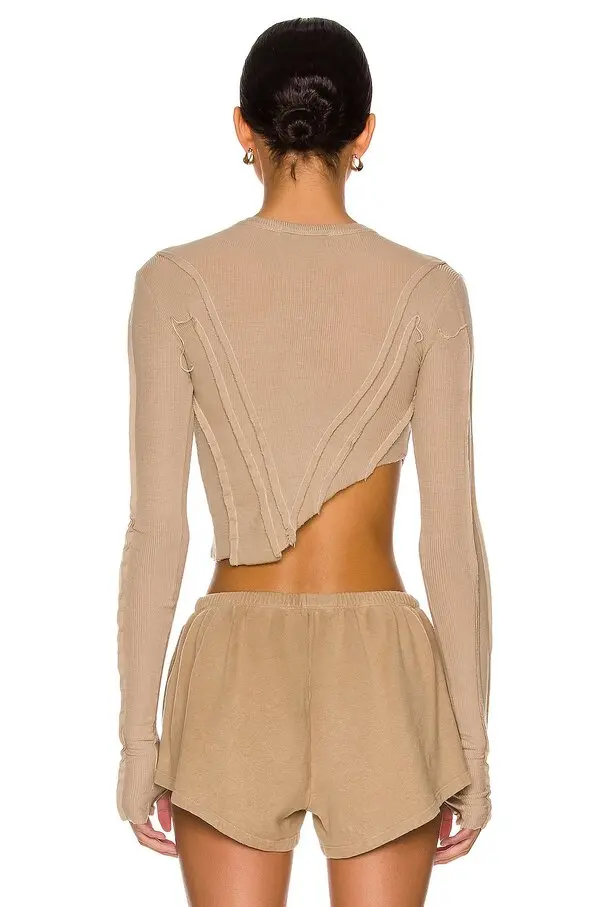 SAMI MIRO VINTAGE Asymmetric Long Sleeve Tee