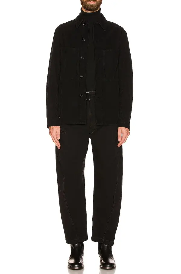 LEMAIRE Twisted Pants - Black