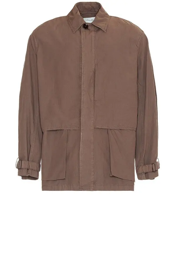 Lemaire Storm Flap Blouson In Chestnut - 63% Off | Editorialist