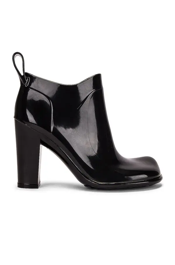 Bottega Veneta Rubber Ankle Boots - Black