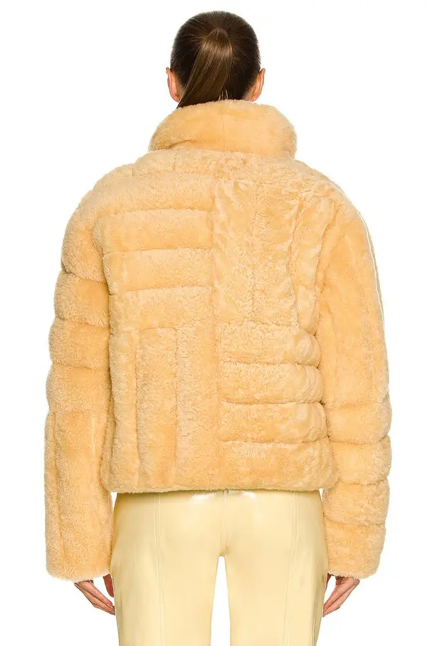 Bottega Veneta Short Teddy Shearling Jacket