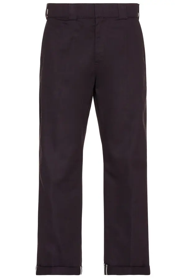 Dickies Regular Fit Cuffed Straight Leg Pant - Black