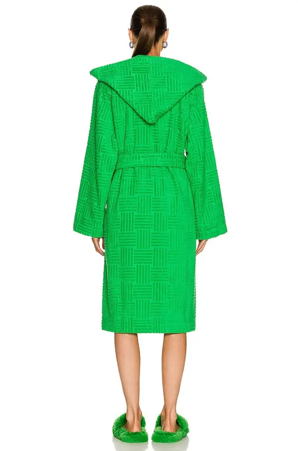 Bottega Veneta Bathrobe In Green - Grass