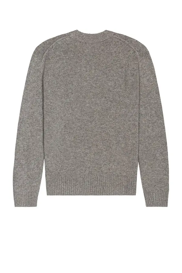 FRAME Crew Neck Cashmere Sweater - Gris