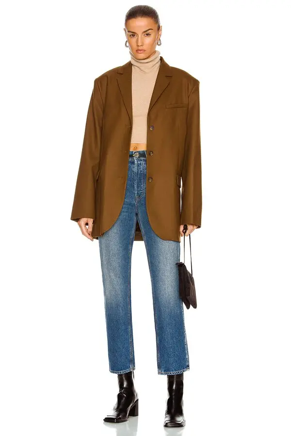 GRLFRND Cassidy High-rise Straight Jeans