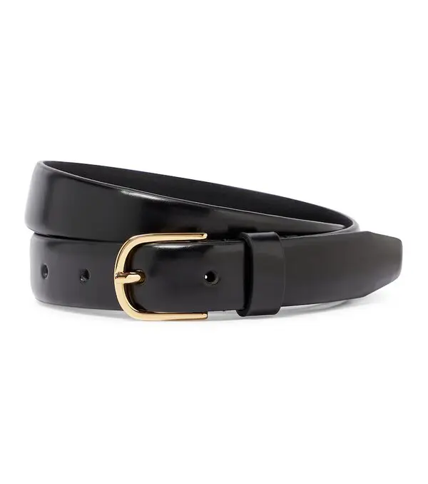 TOTEME Leather Belt - Black