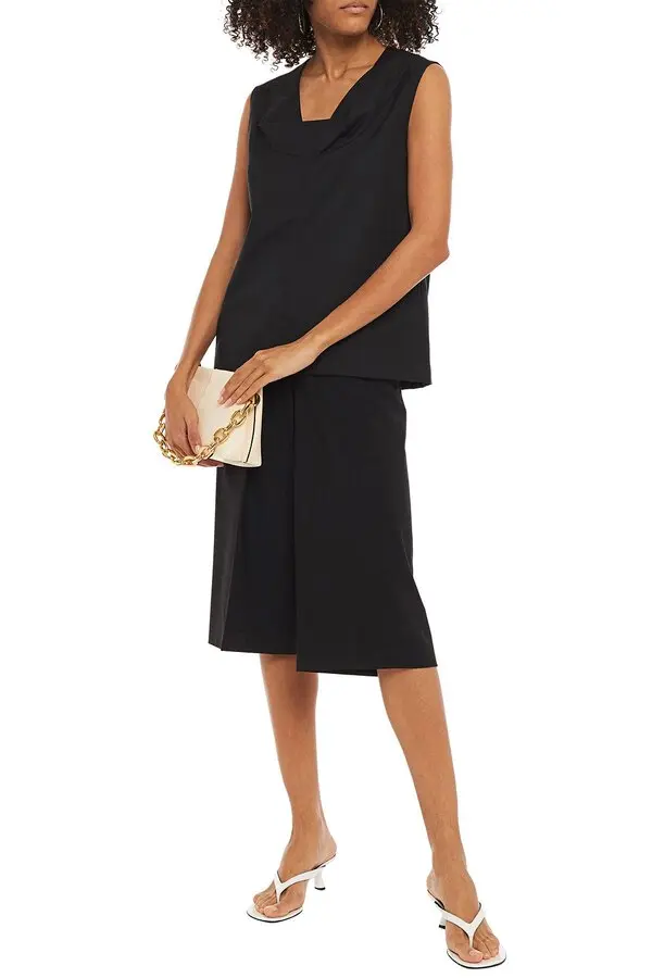 3.1 Phillip Lim Sleeveless Wool-blend Twill Top
