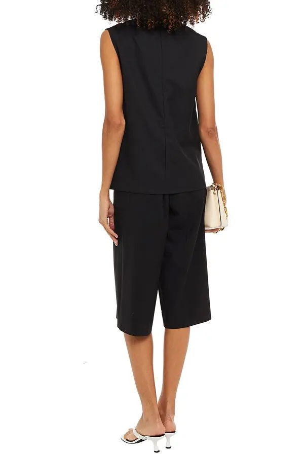 3.1 Phillip Lim Sleeveless Wool-blend Twill Top