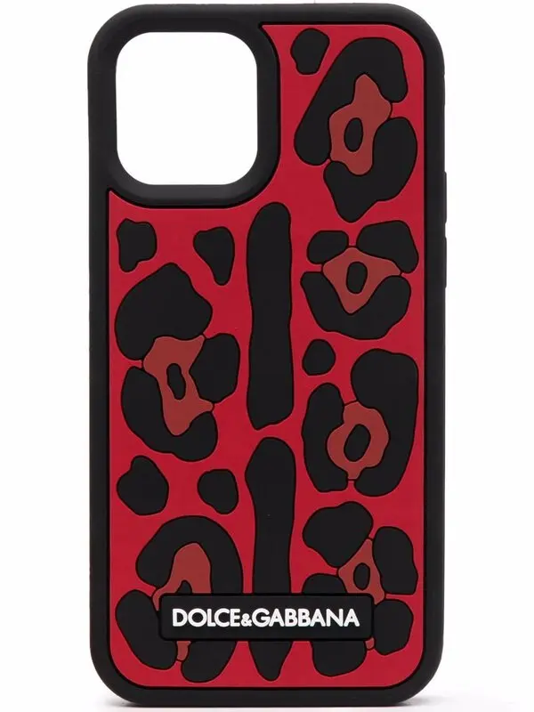 Dolce & Gabbana Leopard-print Iphone 12 Pro Case - Black