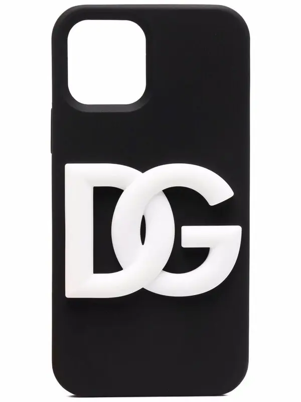 Dolce & Gabbana Debossed-logo Iphone 12 Pro Case - Black