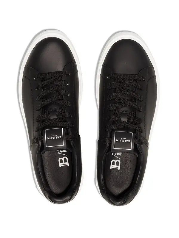 Balmain B-court Low-top Sneakers - Black