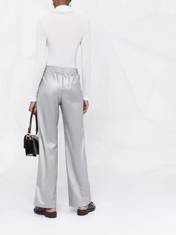 GOLDEN GOOSE Logo-tape Straight-leg Trousers