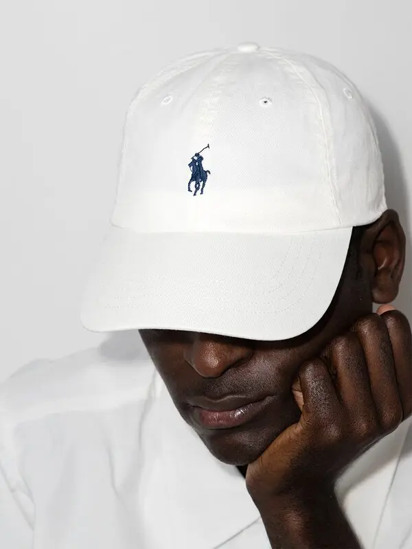 Polo Ralph Lauren Logo-embroidered Baseball Cap - White
