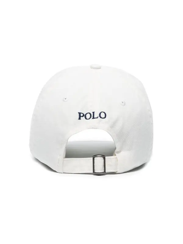 Polo Ralph Lauren Logo-embroidered Baseball Cap - White