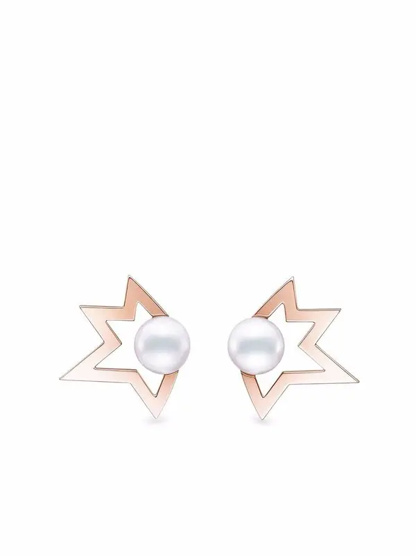 TASAKI Comet Plus Pearl Earrings - Pink