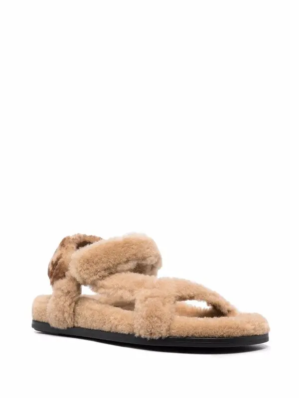 Fendi Fur-design Sandals