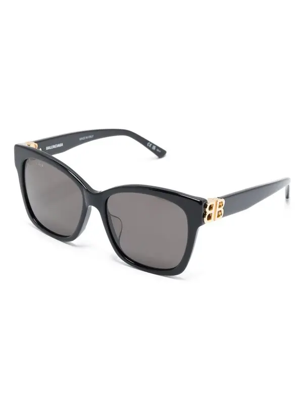 Balenciaga Dynasty Square-frame Sunglasses - Black
