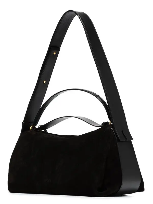 NEOUS Scorpius Leather Shoulder Bag - Black