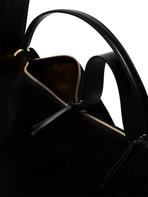 NEOUS Scorpius Leather Shoulder Bag - Black