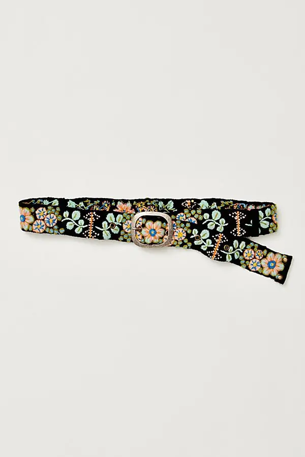 JENNY KRAUSS Dream In Color Embroidered Belt - Southwest Bound