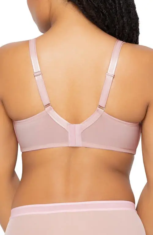 CURVY COUTURE Luxe Lace Underwire Bra - Blushing Rose