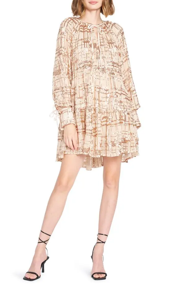 en saison sequin dress En Saison Emryn Sequin Mini Dress (1 SMALL)