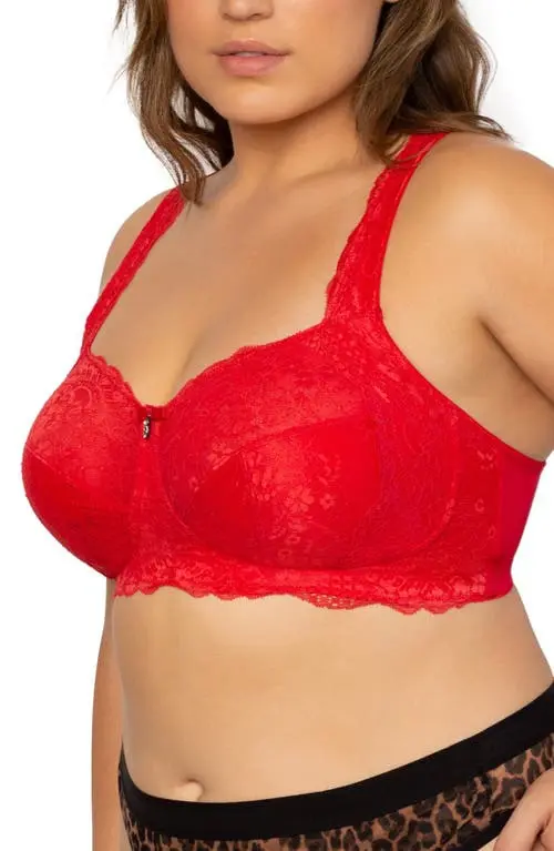 CURVY COUTURE Luxe Lace Wireless Bralette - Crantastic