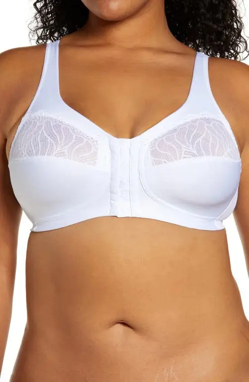 GLAMORISE Magiclift® Front Close Full Figure Bra - White