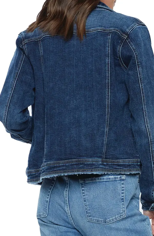 WASH LAB DENIM Sammy Frayed Jacket