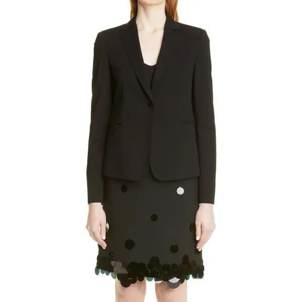 Akris Fitted Jersey Blazer