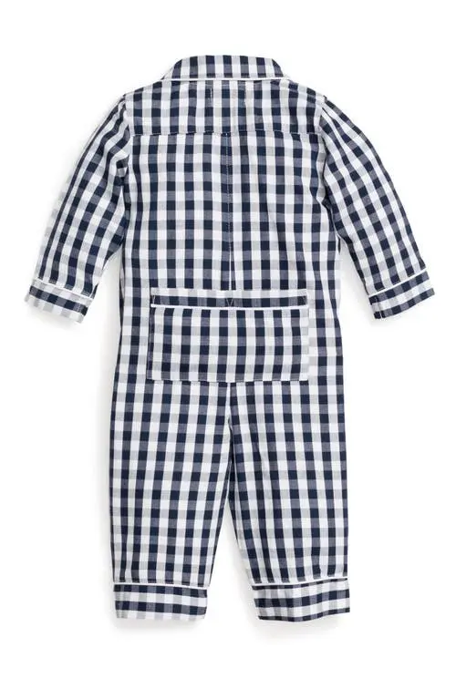 PETITE PLUME Gingham Romper