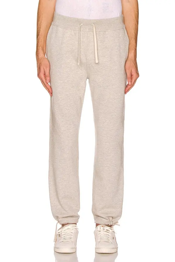 Polo Ralph Lauren Athletic Fleece Pant Straight Leg In Grey - Ash Grey Heather
