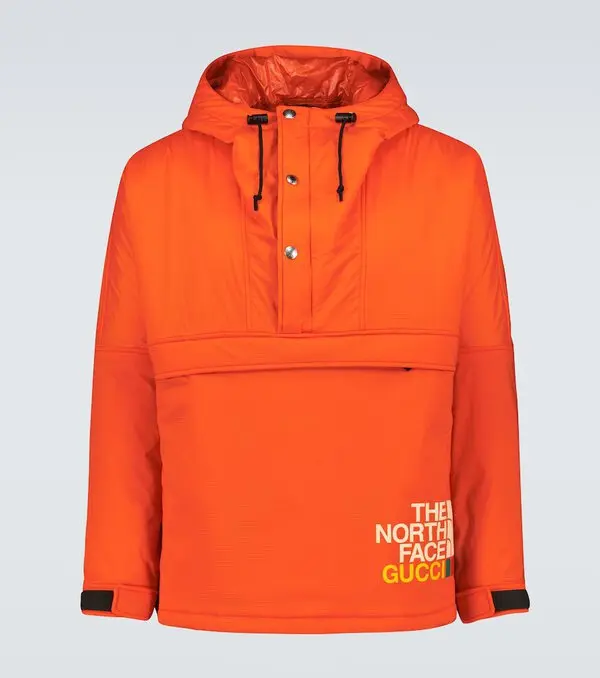 Gucci The North Face X Windbreaker Jacket - Orange | Editorialist