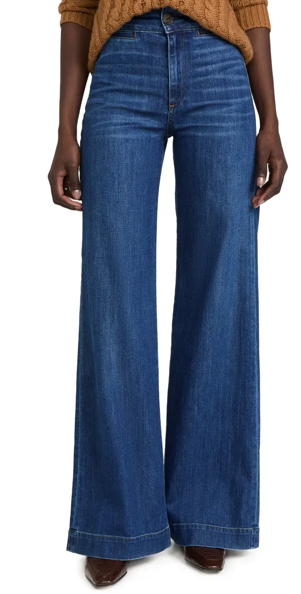 ASKK NY Brighton Wide-leg Jeans - Mercury