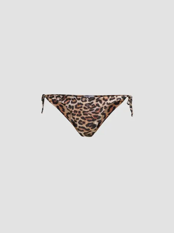 Peixoto Tonie Leopard Print Bikini Bottom - Wild One
