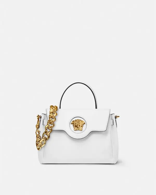 Versace La Medusa Top-handle Bag - White