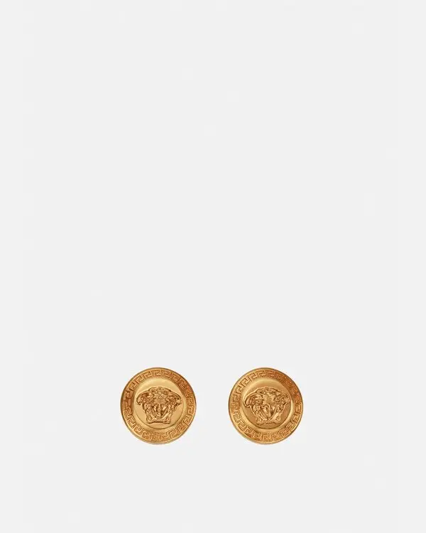 Versace Tribute Stud Earrings - Gold