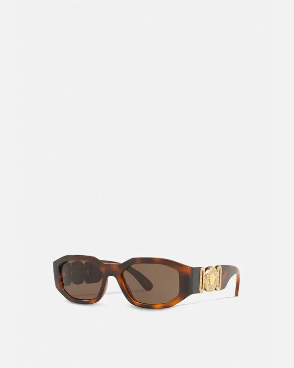Versace Medusa Biggie Sunglasses - Havana