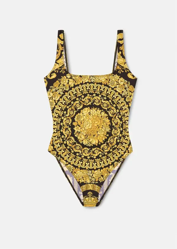 Versace Barocco One-piece Swimsuit - Print