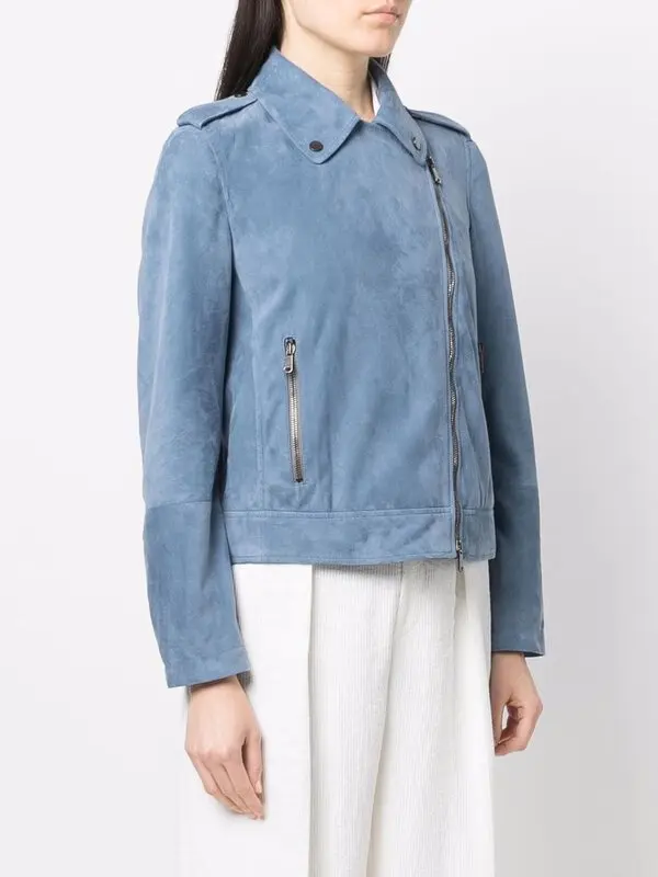 Brunello Cucinelli Zip-fastening Biker Jacket
