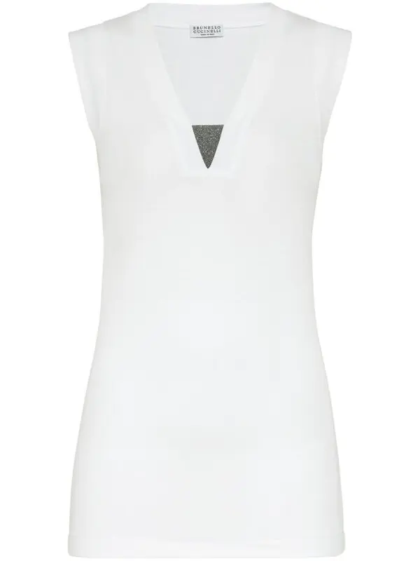 Brunello Cucinelli V-neck Tank Top