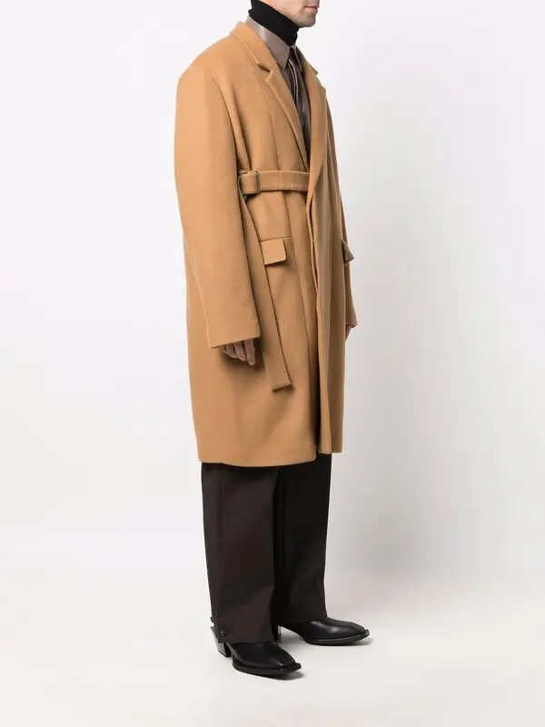 AMBUSH Virgin Wool-blend Belted Coat