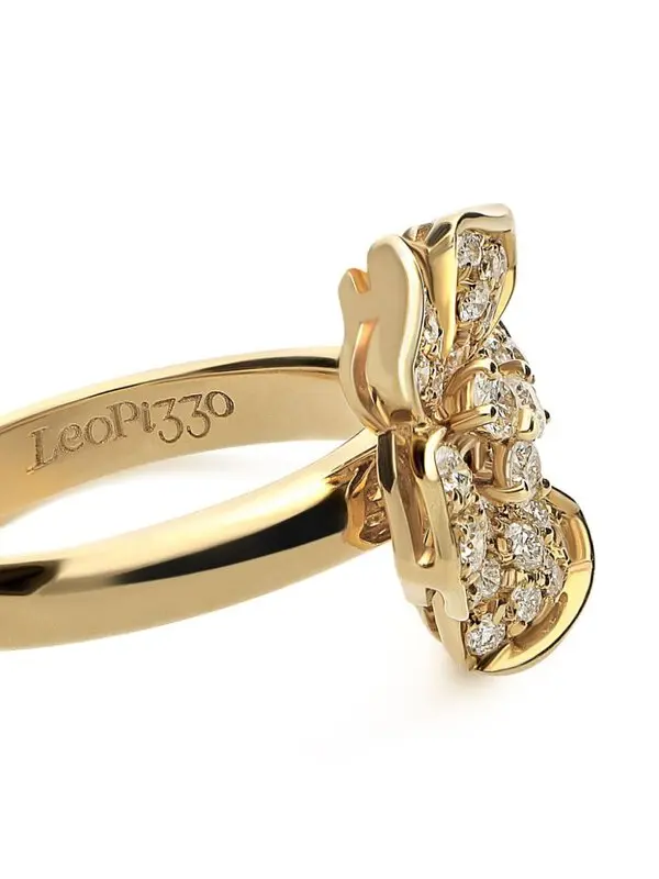 LEO PIZZO 18kt Yellow Diamond Ring