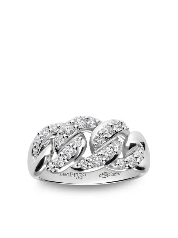 LEO PIZZO 18kt White Gold Diamond Ring
