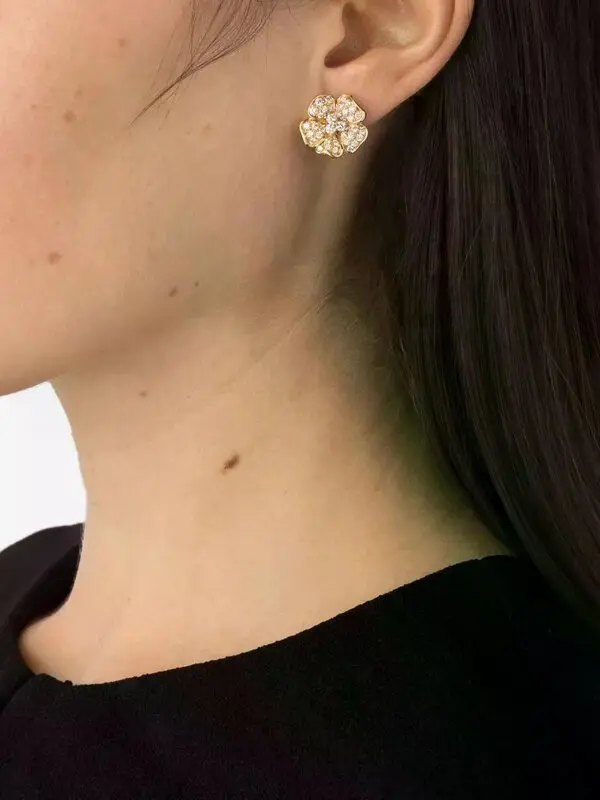 LEO PIZZO 18k Flora Diamond Earrings - Gold